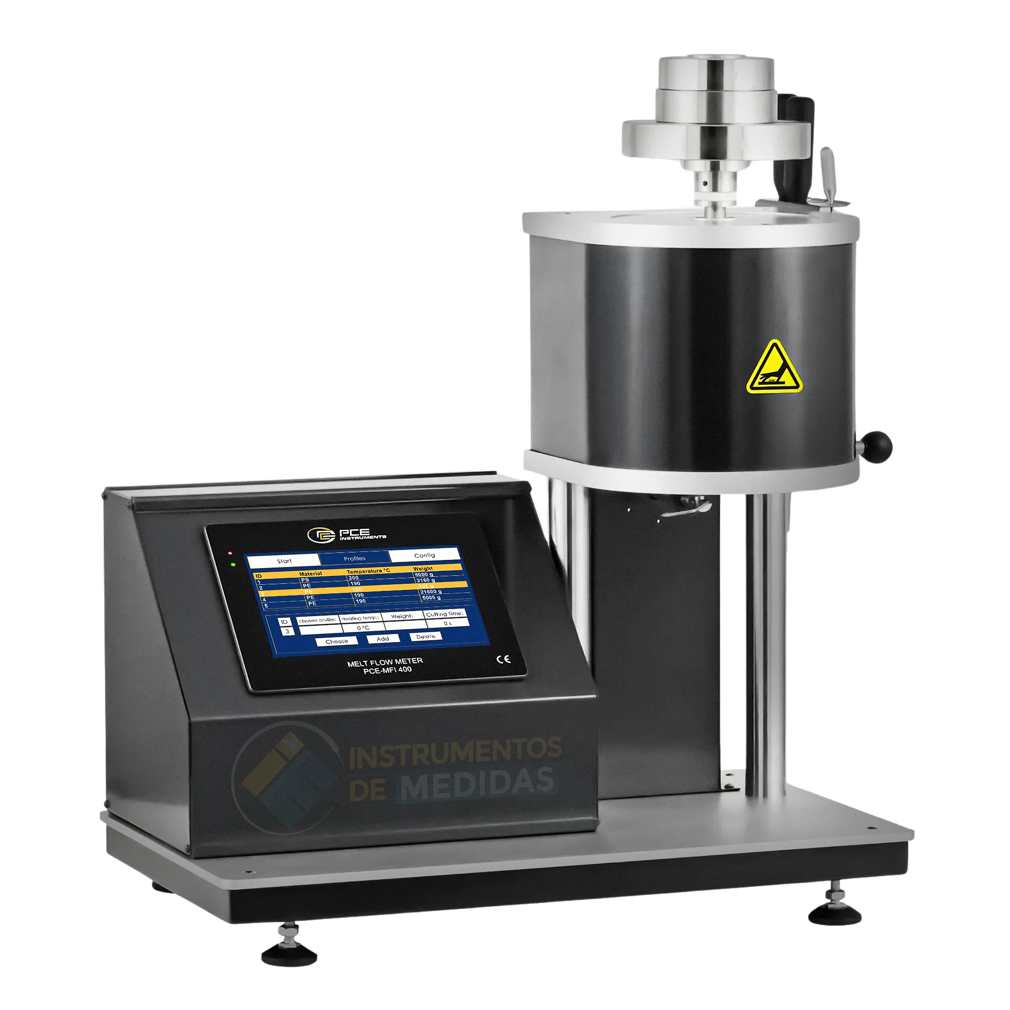 Máquina índice de fluidez PCE-MFI 400 – PCE Instruments - INSTRUMENTOS ...